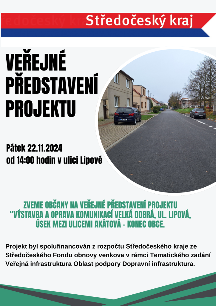 Veřejné představení projektu - ulice Lipová - Oficiální stránky obce ...